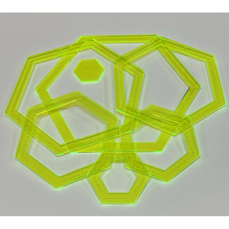 Quilters Haven Nesting Hexagon , Quilters Haven - Acrilyc Tools for ...